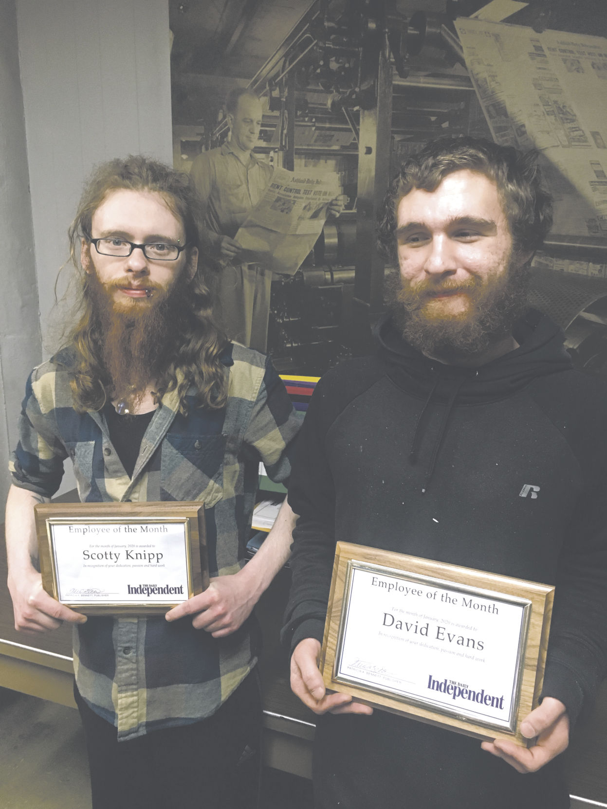 TDI Employees of the Month: S. Knipp, D. Evans | News ...