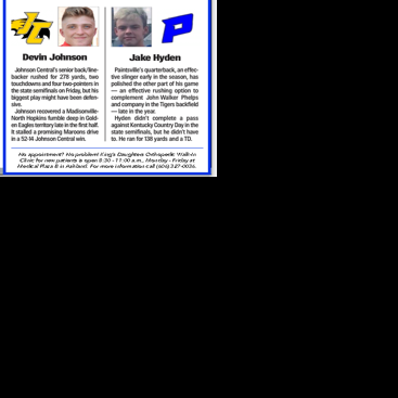 KDMC Players of the Week (Nov. 24-30): JC's Devin Johnson, Paintsville ...