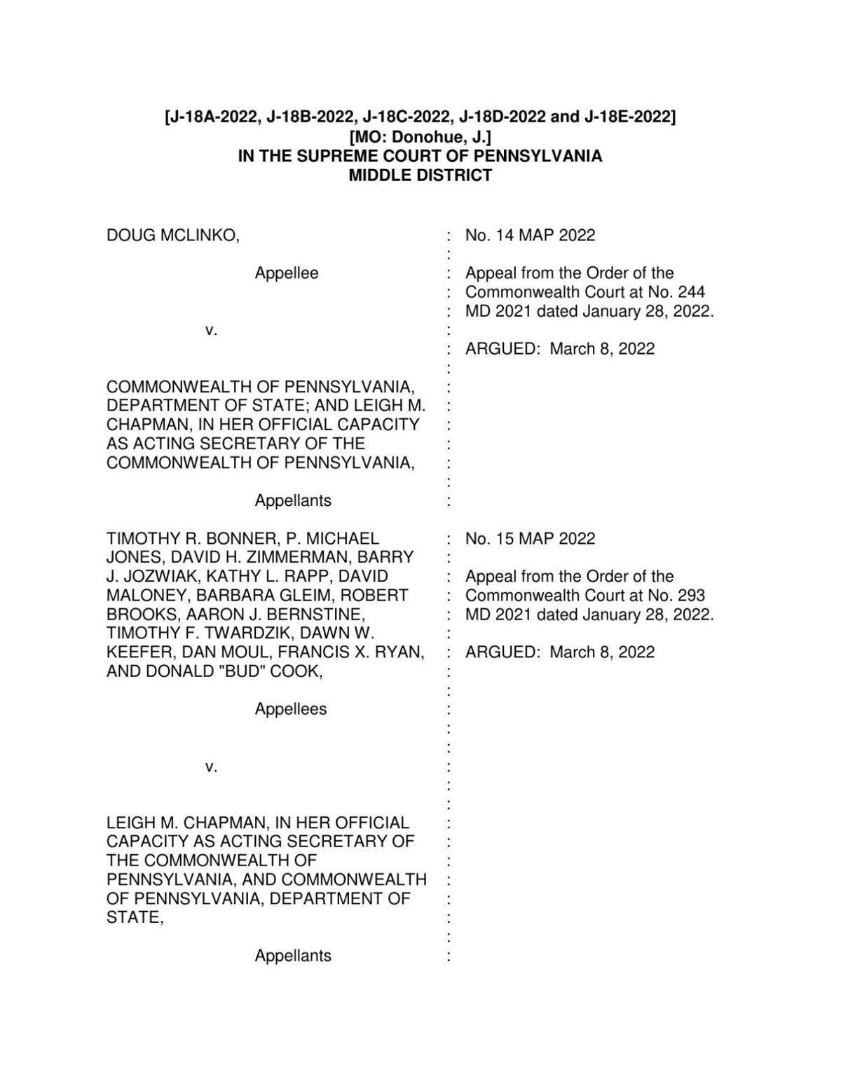 Text: Justice Mundy Dissenting Opinion | | dailyitem.com