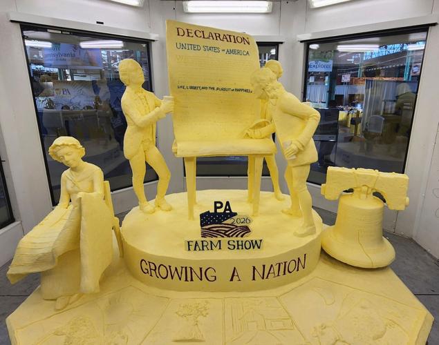 Butter sculpture highlights America250 | News | dailyitem.com
