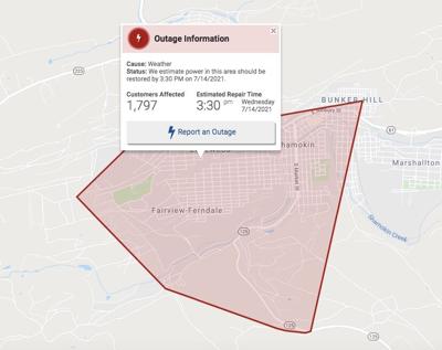 UPDATE Power restored to Coal Township, Shamokin | News | dailyitem.com