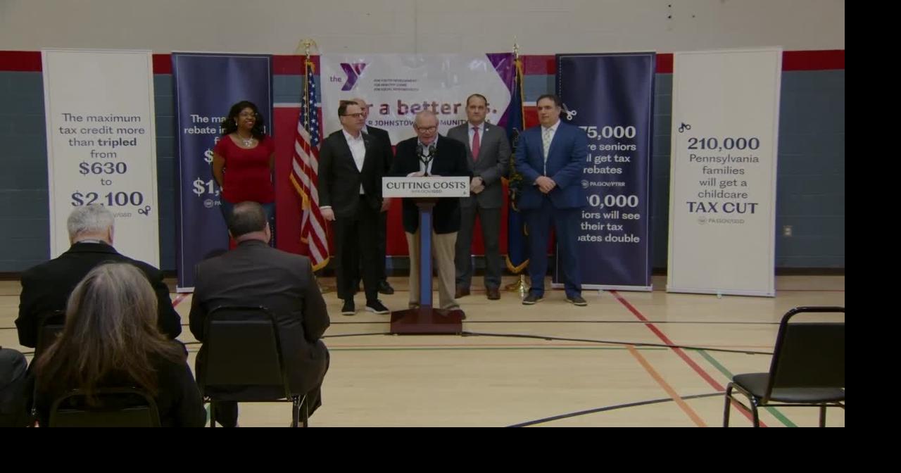 Gov. Shapiro promotes rebate, tax credit policies in visit to Johnstown ...