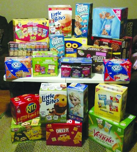 Food collected for the Kelsey's Dream Snack program | Local News ...