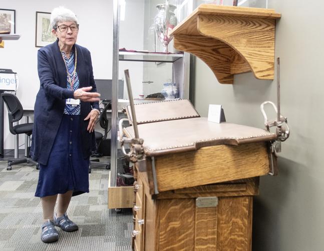 Hidden History: Original pillars, entranceway on display at Geisinger ...