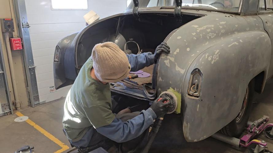 SUN Tech students restoring classic car to benefit New Berlin fire ...