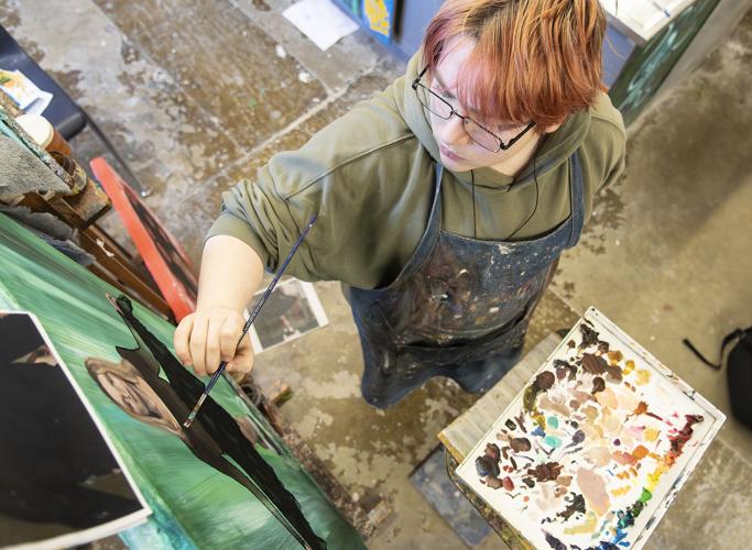 Artist in residence: Danville student painter is an award winner | News ...
