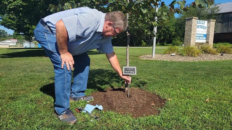 Tree dedicated at Kelly Township Municipal Building in memory of late ...