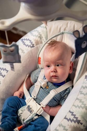 Homecoming: After a hospital stay for all of his 5 months, Bodhi Ward ...
