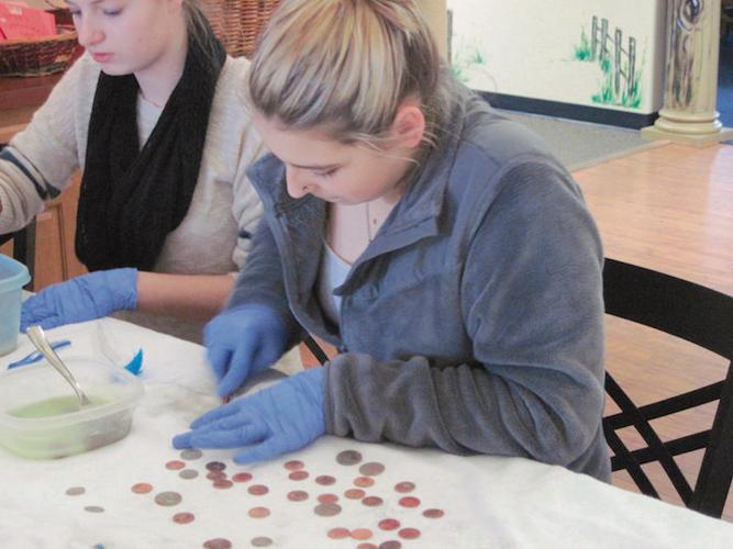 Cyber students scrub corrosion off hospital fountain coins to prepare ...