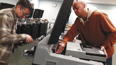 New voting machines assembled, tested in Montour County | News ...