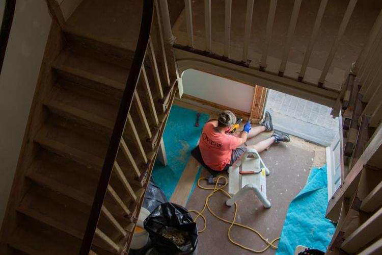 Freeburg firm uncovering years of history during Joseph Priestley House ...