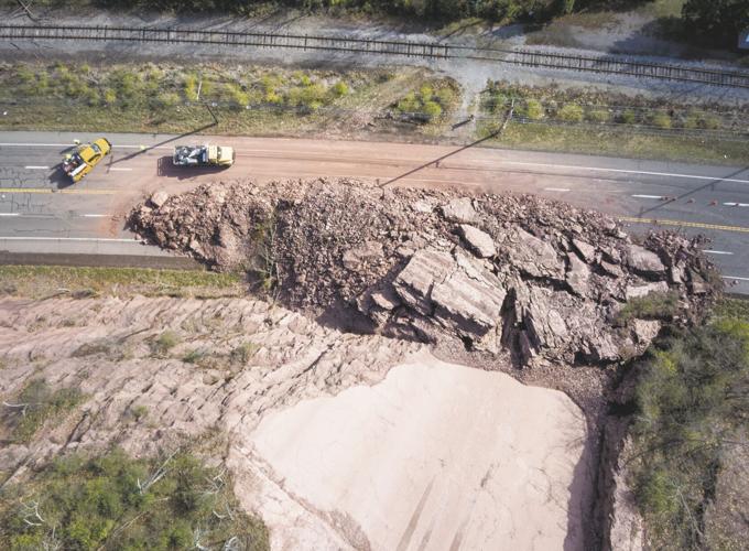UPDATE Rockslide shuts Route 11, road likely to be closed most of week ...