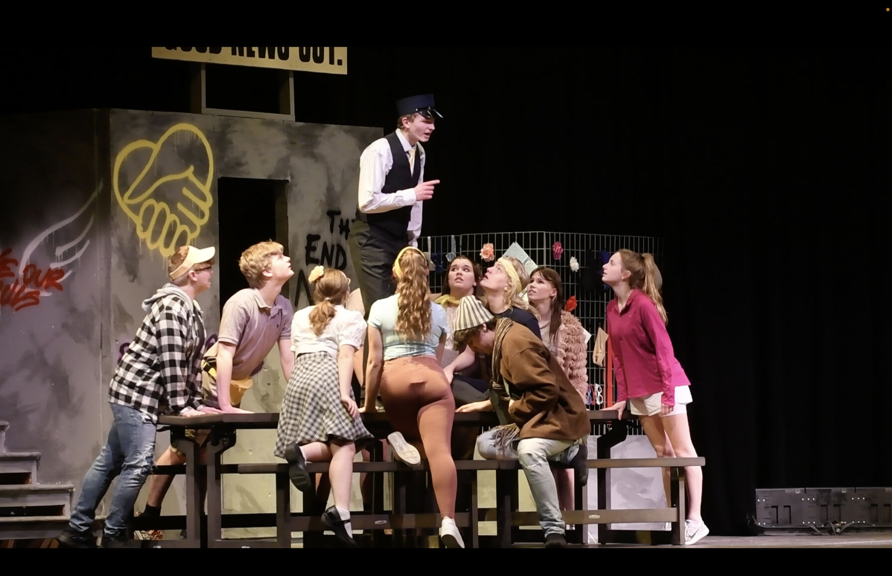 Midd-West cast spread Jesus' message through 'Godspell' | Applause ...