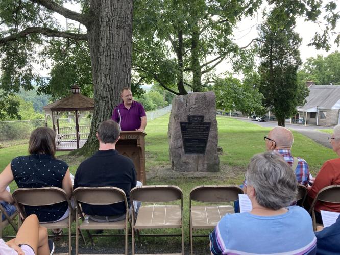 Chief Shikellamy monument rededicated in Union County | News ...