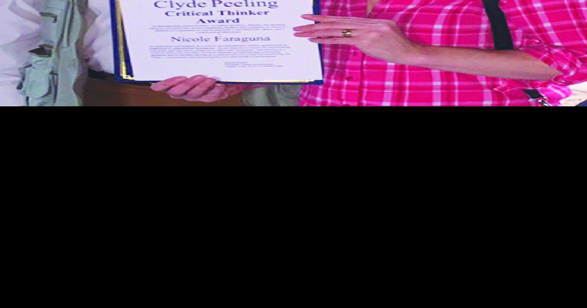 Nicole Faraguna is the 2015 recipient of the Clyde Peeling Critical ...