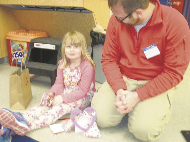 Kindergarten students wear red, make crafts for Valentine's Day | News ...
