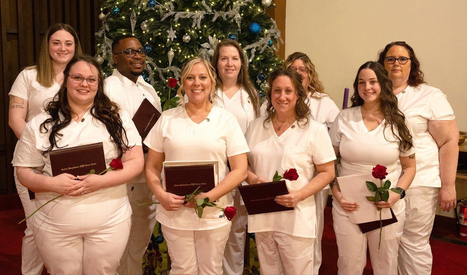 Nine students graduate from CSIU LPN program | News | dailyitem.com