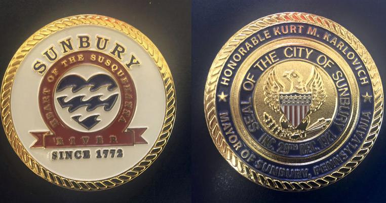 Sunbury mayor's challenge coins purchase disputed by city resident ...