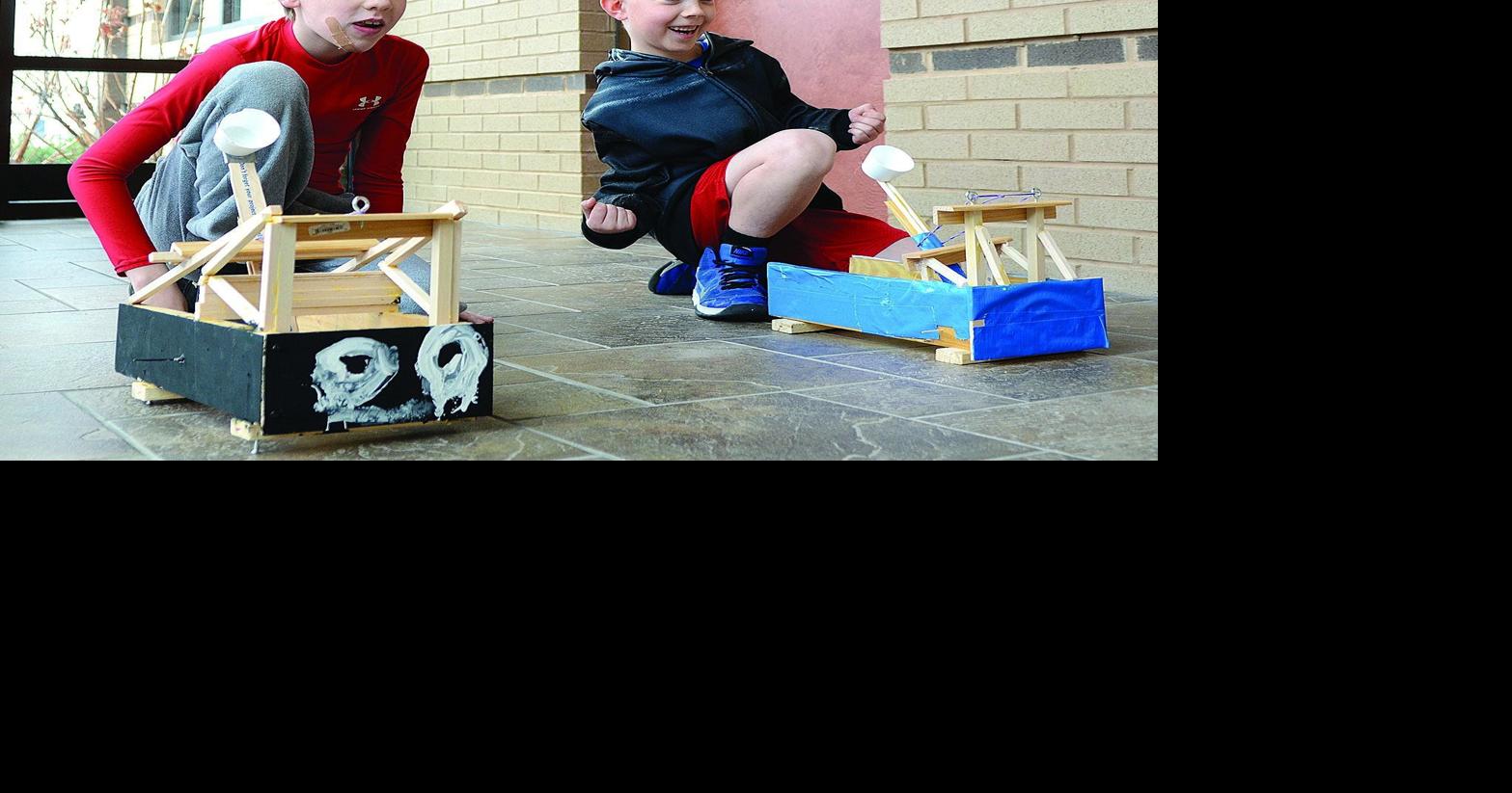 Launched into a lesson: Catapults teach students math, physics skills ...