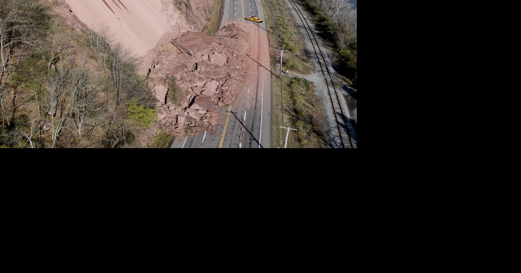 UPDATE Rockslide shuts Route 11, road likely to be closed most of week ...