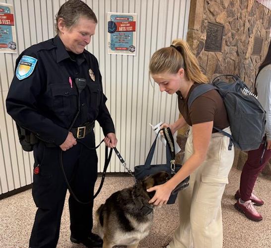 Handler, Geisinger bomb-detecting dog flash skills in visit to ...