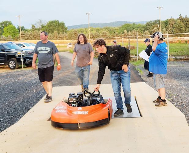 Line Mountain's Derck drives on hardwood, kart track | Sports ...
