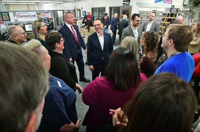 Shapiro touts broadband efforts in visit to Cambria County Library ...