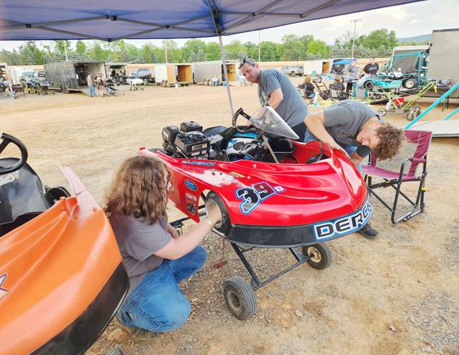 Line Mountain's Derck drives on hardwood, kart track | Sports ...
