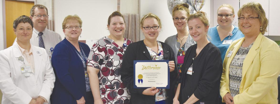 Evangelical’s phlebotomy team presented excellence award | Health ...