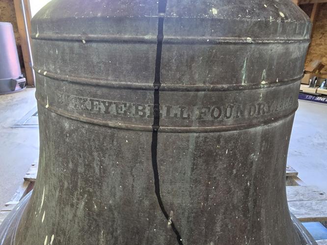 Mazeppa church bell temporarily silenced for restoration project | News ...