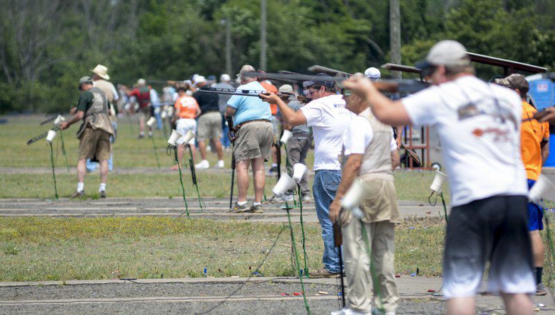 People from all over the country compete in state trapshoot ...