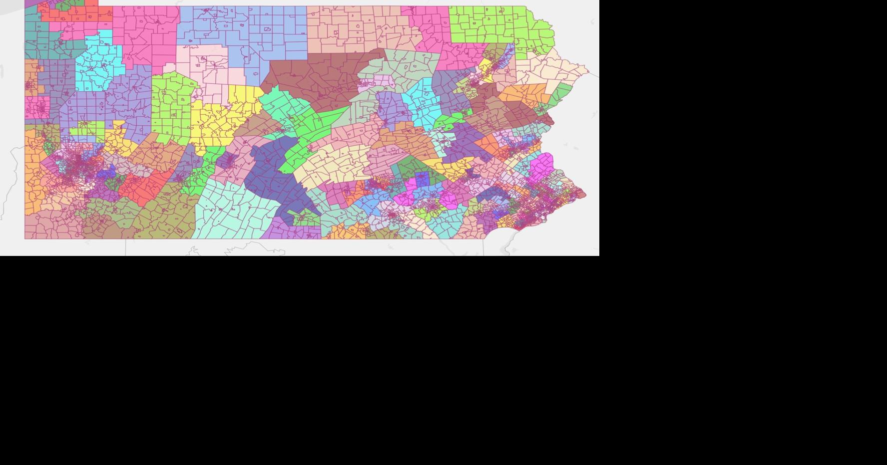 UPDATE Pennsylvania redistricting: New proposed maps for state House ...