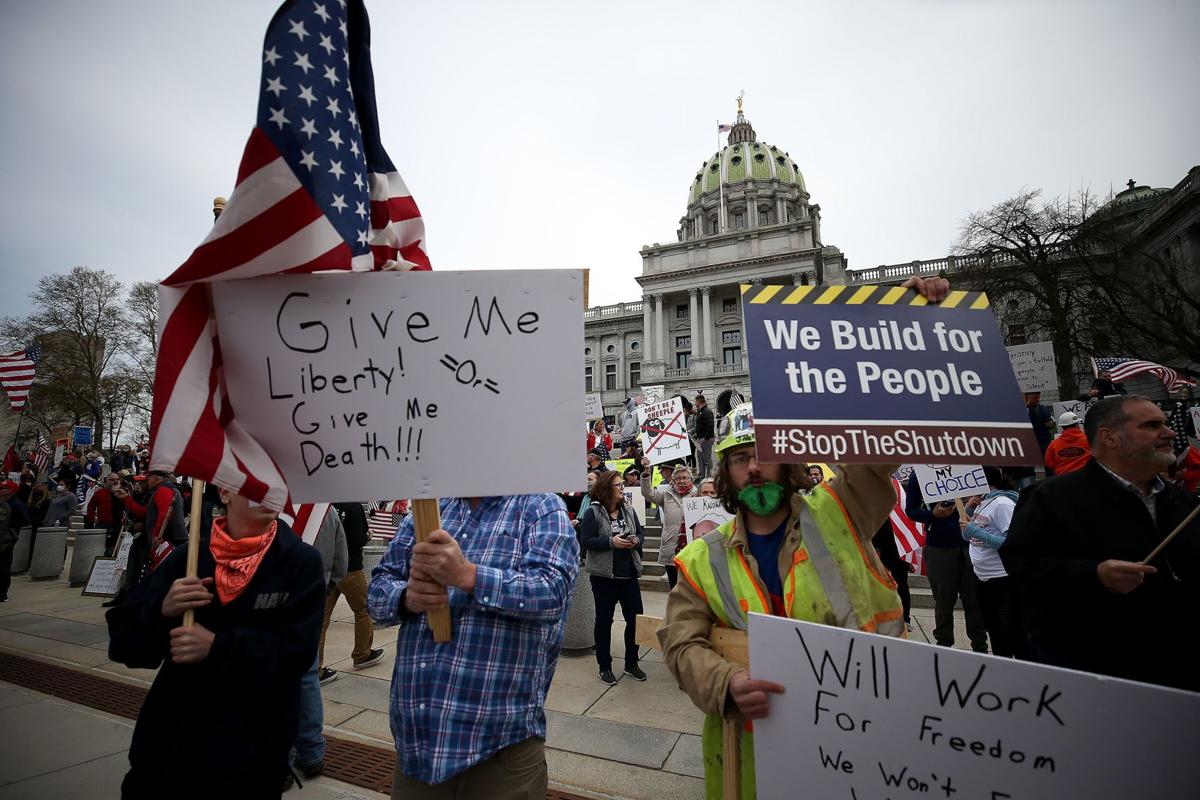 UPDATE Hundreds gather at Capitol in Harrisburg for anti-shutdown rally ...