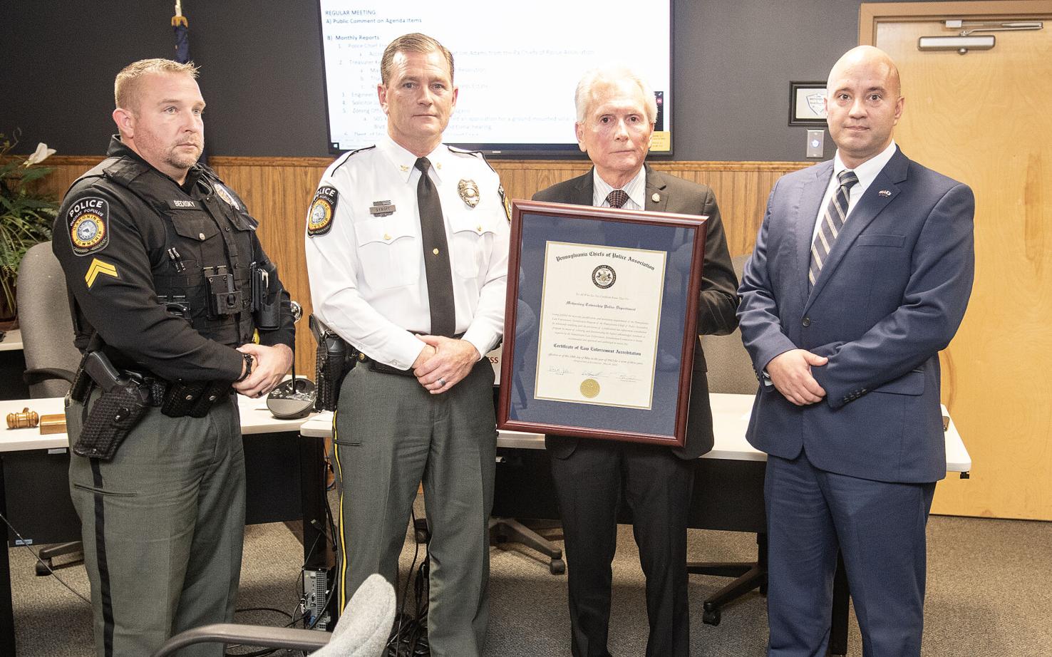 Mahoning Township Police Department receives rare accreditation from ...