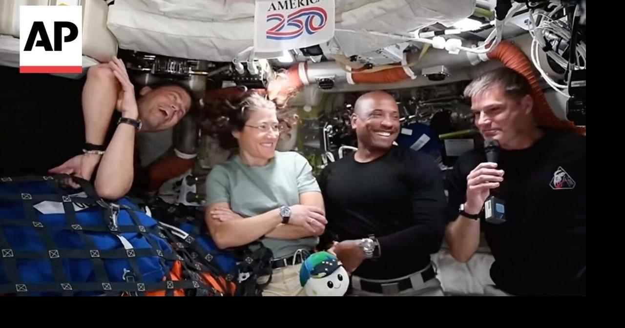 Artemis II crew hail ‘unimaginable’ views from Orion capsule | Video ...