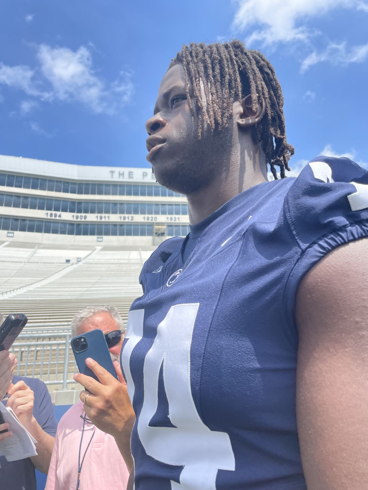Fashanu returns to anchor deep PSU offensive line | Sports | dailyitem.com
