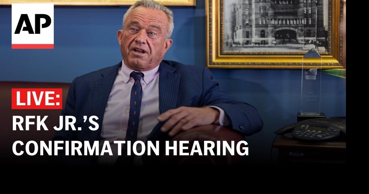 LIVE: RFK Jr.’s confirmation hearing for health secretary | | dailyitem.com