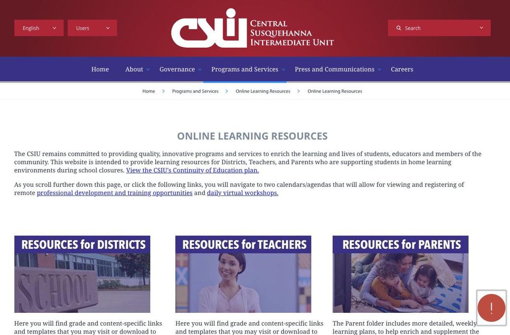 CSIU launches extensive online learning resources | Local News ...
