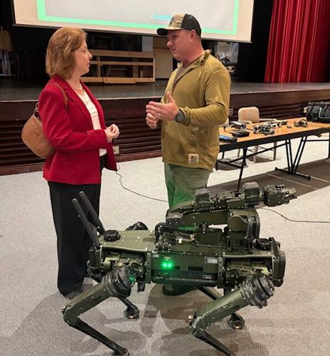 Robo Dog visits Shikellamy High School | News | dailyitem.com