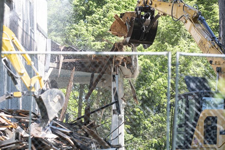 Slifer House demolition underway despite opposition | News | dailyitem.com