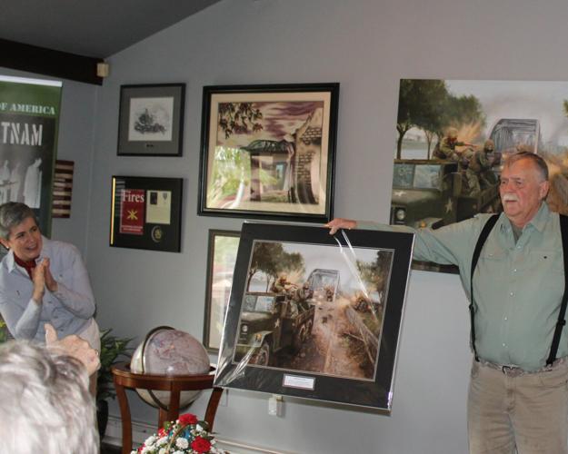 Danville artist recreates battle on canvas for Selinsgrove vet | News ...