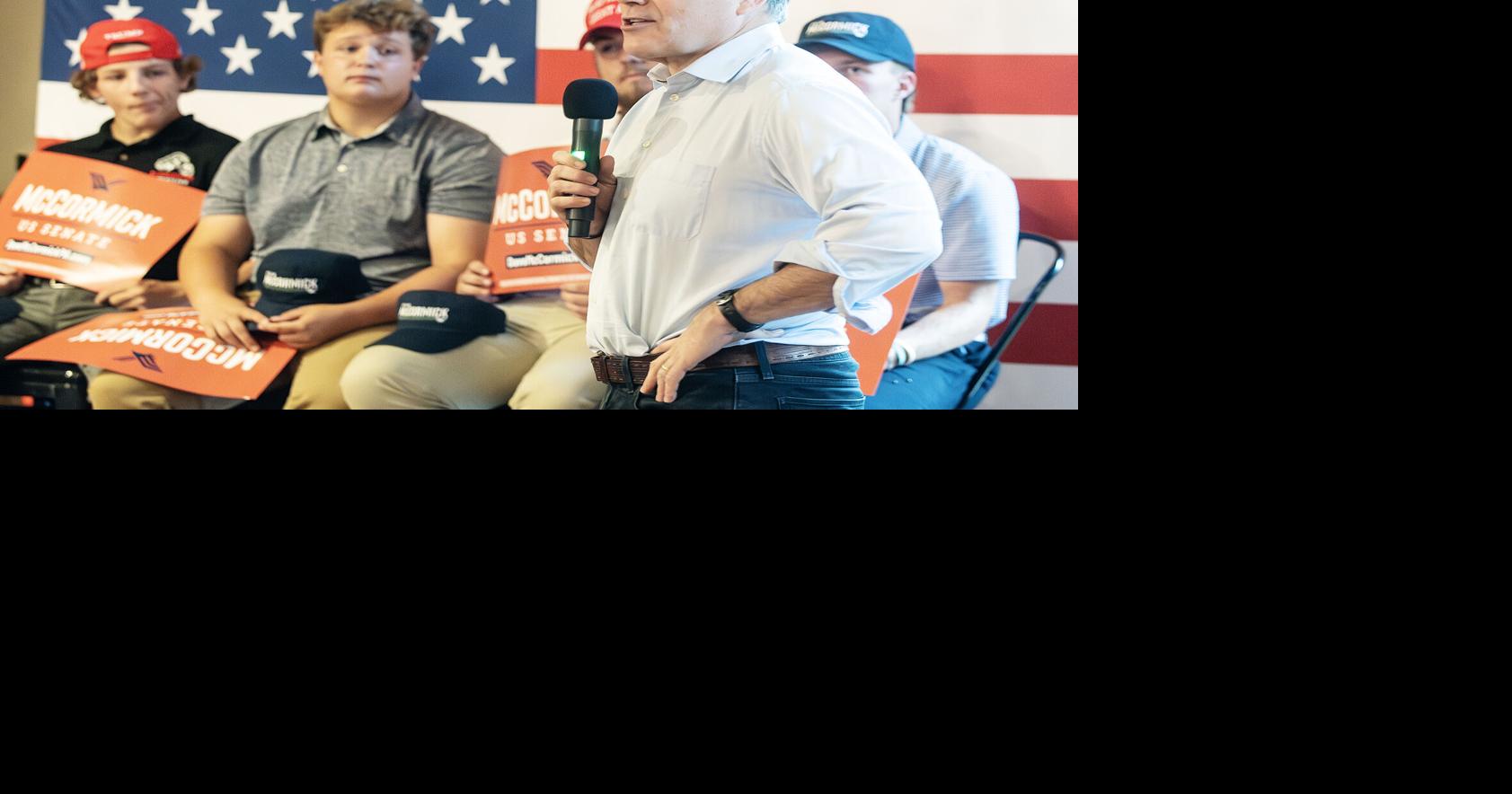 Senate candidate McCormick speaks to voters during Danville rally ...