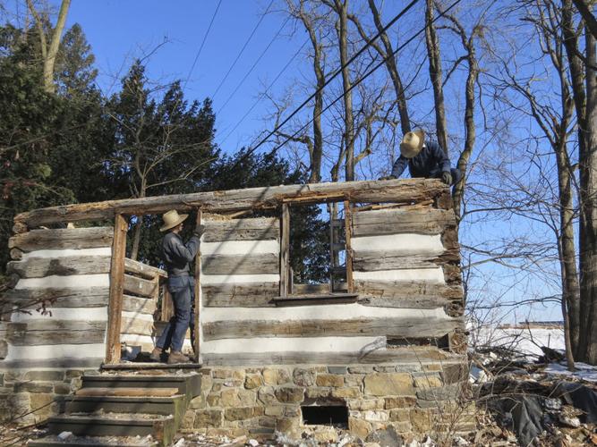 Centuries-old cabin on move to Dale Engle Walker House | Local News ...