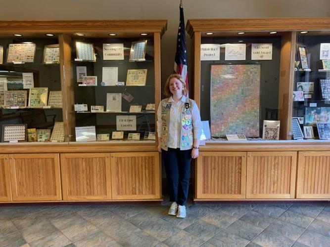 Girl Scout uses stamps to educate library's patrons | Applause ...