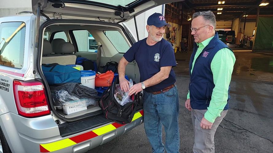 Northumberland Fire Department gifted a QRS vehicle from Sunbury Motors ...