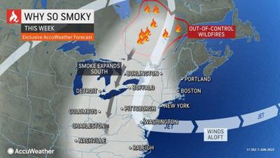 AccuWeather: Northeast smoke condition worst in 20 years | News ...