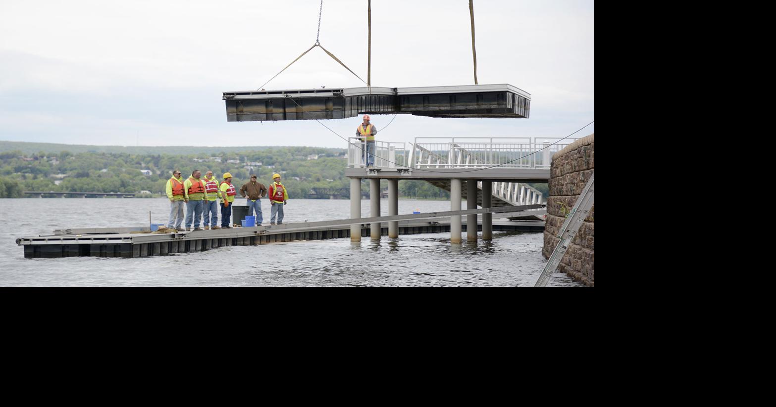 Docks land in Lake Augusta | News | dailyitem.com