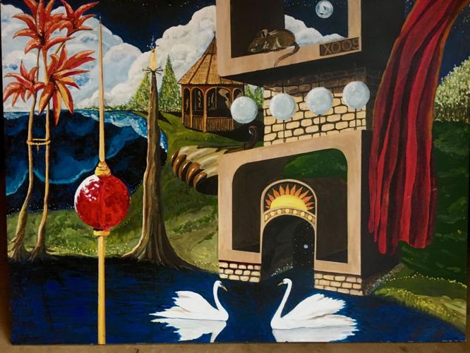 Exhibition illustrates artist's wonder, awe of universe after suffering ...