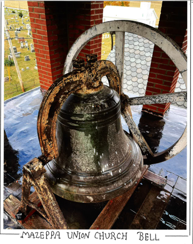 Mazeppa church bell temporarily silenced for restoration project | News ...