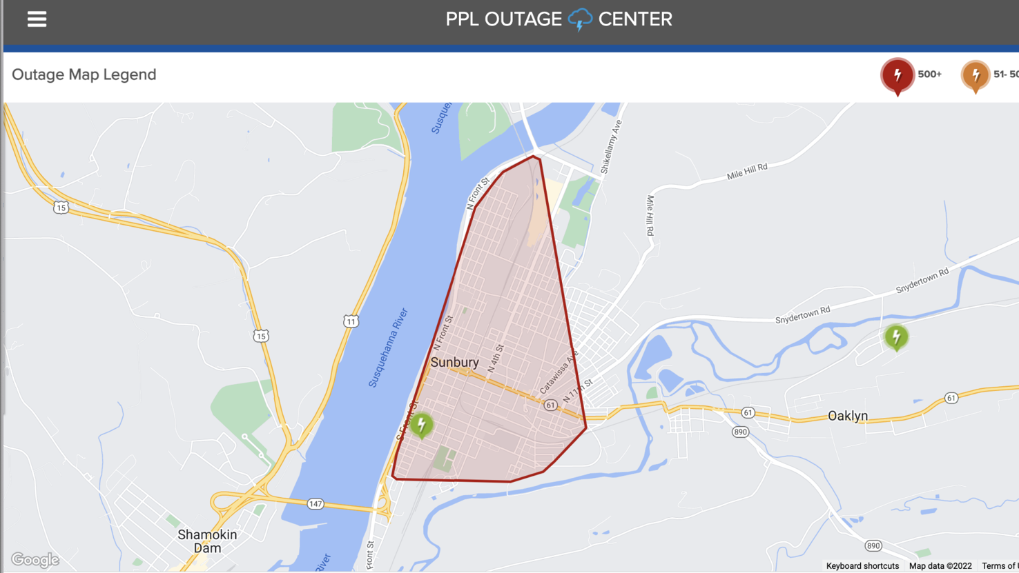 UPDATE Power restored in Sunbury | News | dailyitem.com